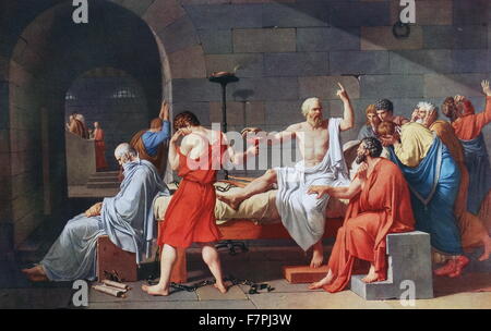 This painting by Jacques-Louis David, titled 'The Grief of Andromache ...