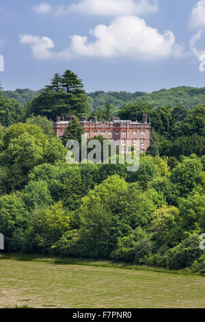 The house seen from the Isaac Disraeli Monument at Hughenden ...