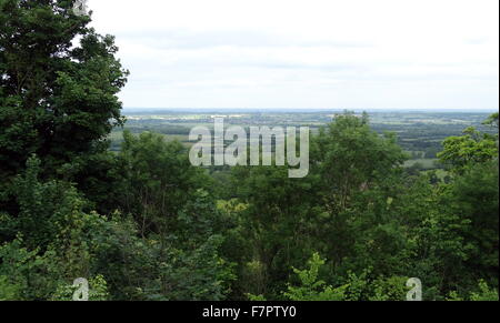 Countryside of Edgehill where the Battle of Edgehill was fought in 1642 ...