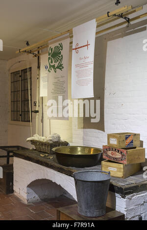 An interior view of Baddesley Clinton, Warwickshire. Baddesley Clinton ...
