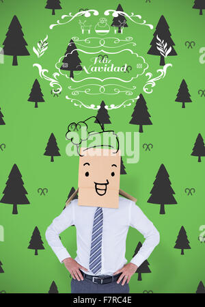 Composite image of feliz navidad Stock Photo - Alamy