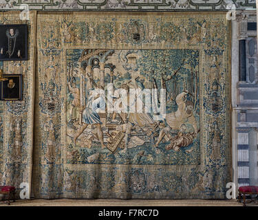 Hardwick Hall, Derbyshire, The Long Gallery Stock Photo - Alamy