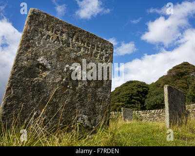 The Riley Graves, Eyam, Derbyshire, commemorating the deaths of seven ...