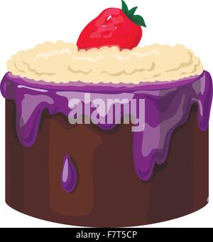 delicious cupcake pastry isolated icon Stock Vector Image & Art - Alamy