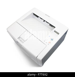 Gray laser printer with clipping path isolated on white background ...