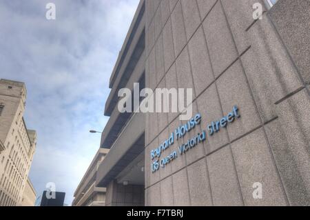 Baynard House, concrete building, 70s architecture Stock Photo ...