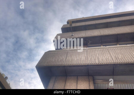 Baynard House, concrete building, 70s architecture Stock Photo - Alamy