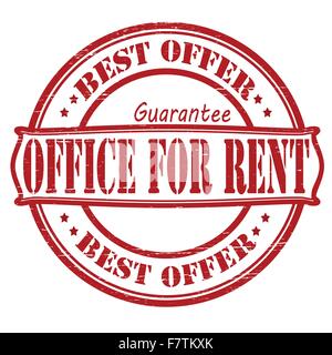 Rent to buy sign or stamp on white background, vector illustration ...