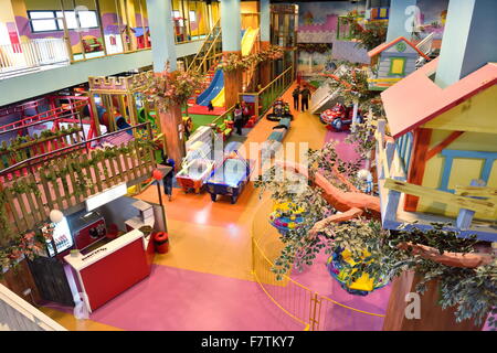 modern shopping mall playground for kids and video games Stock Photo ...