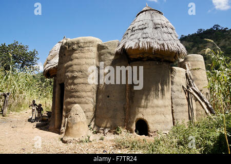 Takienta (tower houses) and ancestor shrines, Koutammakou, "Land of the ...