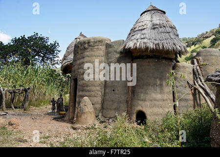 Takienta (tower houses) and ancestor shrines, Koutammakou, "Land of the ...