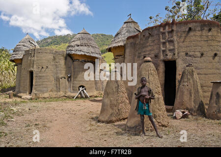 Takienta (tower houses) and ancestor shrines, Koutammakou, "Land of the ...