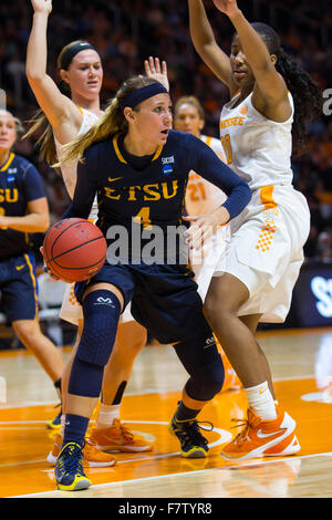 December 2, 2015: Carley Lytton #4 of the East Tennessee State Lady ...
