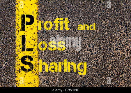 Text sign Profit sharing words written on white paper above Notebook ...