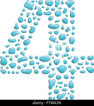 Water Number 5 Stock Vector Image & Art - Alamy