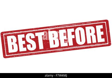 Best before rubber red stamp. Vector of certification, validity period ...