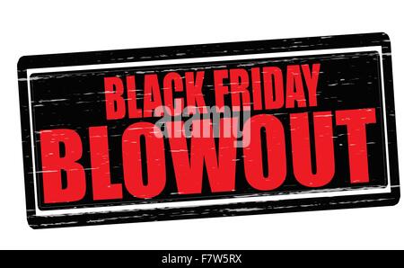 blowout sign. blowout grunge black stamp. Label Stock Vector Image ...