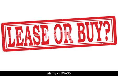 for lease stamp. square grunge sign isolated on white background Stock ...