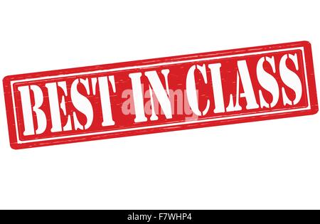 best in class stamp. best in class rectangular stamp isolated on white ...