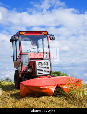 agrimotor on meadow grass in summer day Stock Photo - Alamy