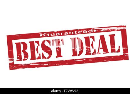 best deal stamp. best deal rectangular sign isolated on transparent ...