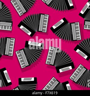Accordion pattern seamless black Stock Vector Image & Art - Alamy