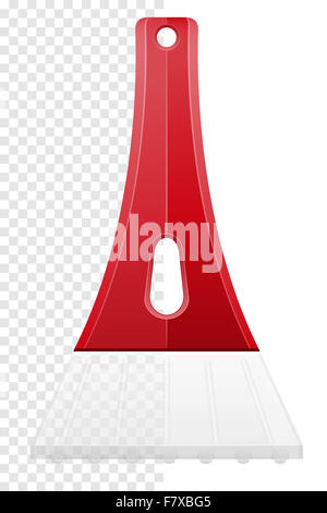 Ice scraper on a white background. Vector illustration Stock Photo - Alamy