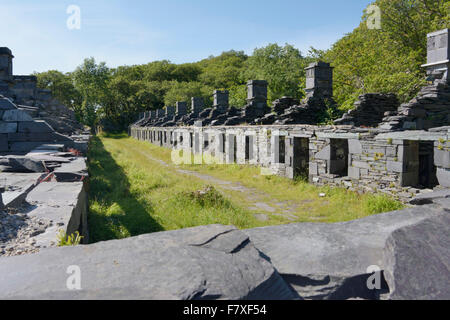 Anglesey Barracks, Dinorwig Slate Quarry, Snowdonia, Wales Stock Photo ...