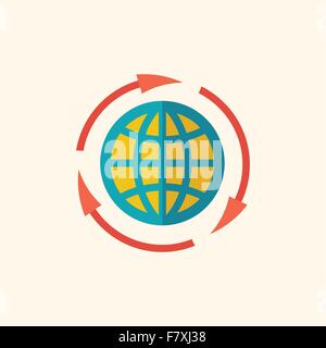 Recycle 3 arrows vector illustration ( ecology, 3R / recycle, reuse, reduce Stock Vector Image ...