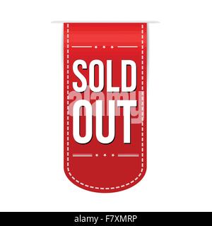Sold Out design concept, vector illustration, Store sign Stock Vector ...