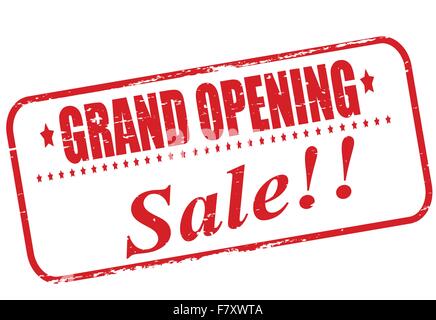 grand opening stamp. grand opening rectangular sign isolated on ...