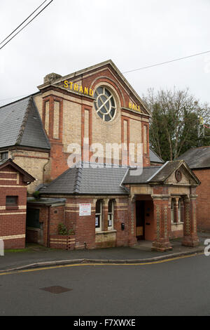 The Strand Hall in Builth Wells Wales Stock Photo - Alamy