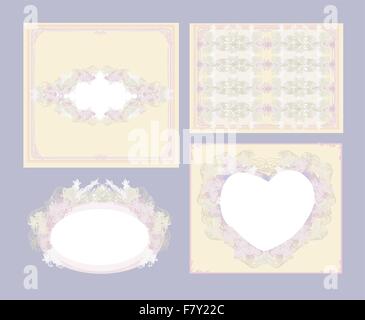 Stylish cards collection Stock Vector Image & Art - Alamy