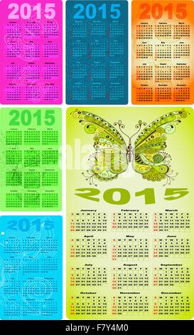 Set of Green Calendars Stock Vector Image & Art - Alamy