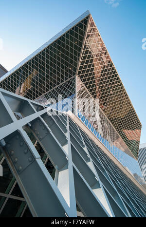Seattle Public Library, Main Branch Stock Photo - Alamy