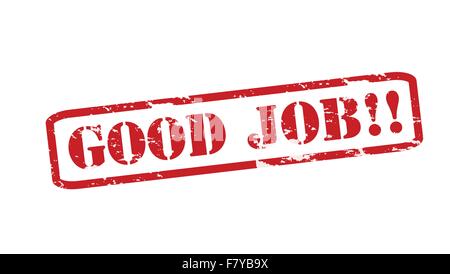good job stamp. good job rectangular sign isolated on transparent ...