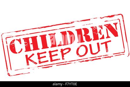 Children keep out Stock Vector Image & Art - Alamy