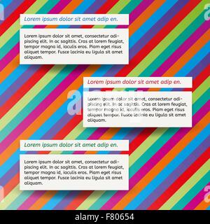 Three Notes in one, illustration, vector on white background Stock ...