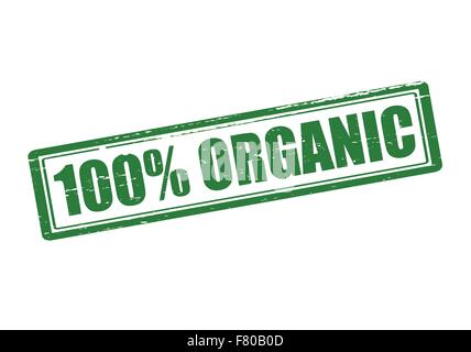 one hundred percent organic Stock Vector Image & Art - Alamy