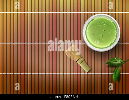 matcha tea whisk Stock Vector Image & Art - Alamy