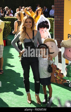 the premiere of THE PEANUTS MOVIE Featuring: Jennifer Freeman, Isabella ...