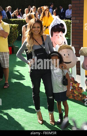 the premiere of THE PEANUTS MOVIE Featuring: Jennifer Freeman, Isabella ...