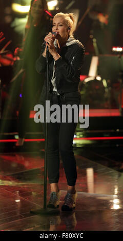 German singer Sarah Connor performs on stage at ?Jahrhunderthalle? in ...