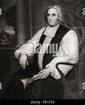 George Berkeley (1685-1753), philosopher, illustration from Soviet ...