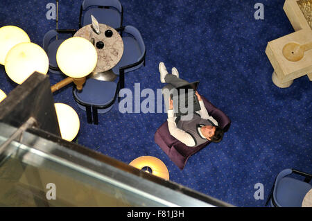 Photo of happy winner businessman screaming from joy Stock Photo - Alamy