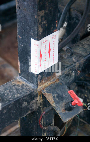 emergency shut off switch on self-built race car Stock Photo - Alamy