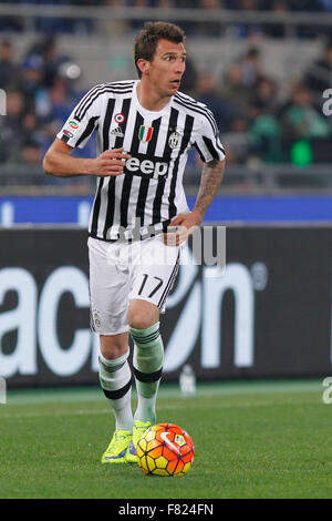 Olimpico Stadium, Rome, Italy - Mario Hermoso of AS Roma celebrates ...
