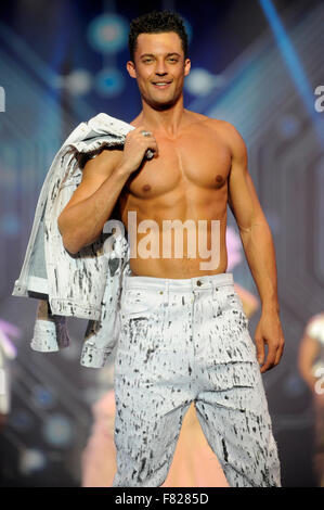 Birmingham,UK,4th December 2015,Male models on stage at the clothes ...