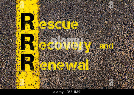 Business rescue symbol. Concept words Business rescue on wooden blocks ...