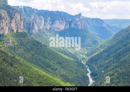 The surrounding rivers Le Jonte and Le Tarne within one of the most ...
